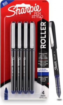 Sharpie Roller Pens Ball Pen(Pack of 4, Blue)(April 2025-Flipkart Today ...