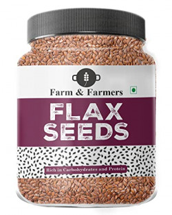 Farm & Farmers Flax Seeds Edible seeds For Weight Manag(January 2024 ...